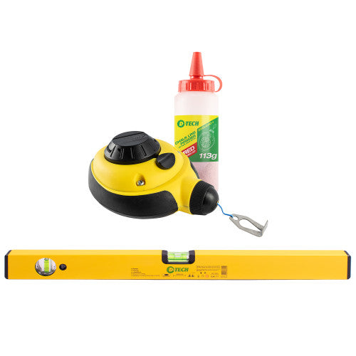 Spirit Level 600mm & 30m Chalk Line set – Alrode Industrial Supplies