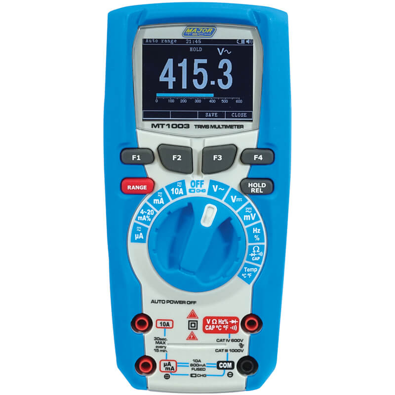 Multimeter 1000V AC/DC IP67 True RMS MT1003 – Alrode Industrial Supplies