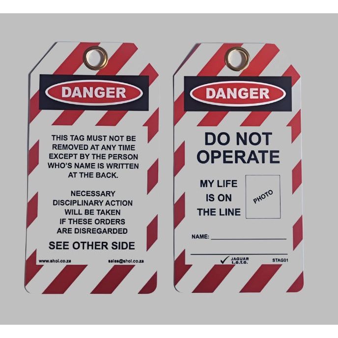 Lock out Safety Tags Do not operate 10 pack – Alrode Industrial Supplies