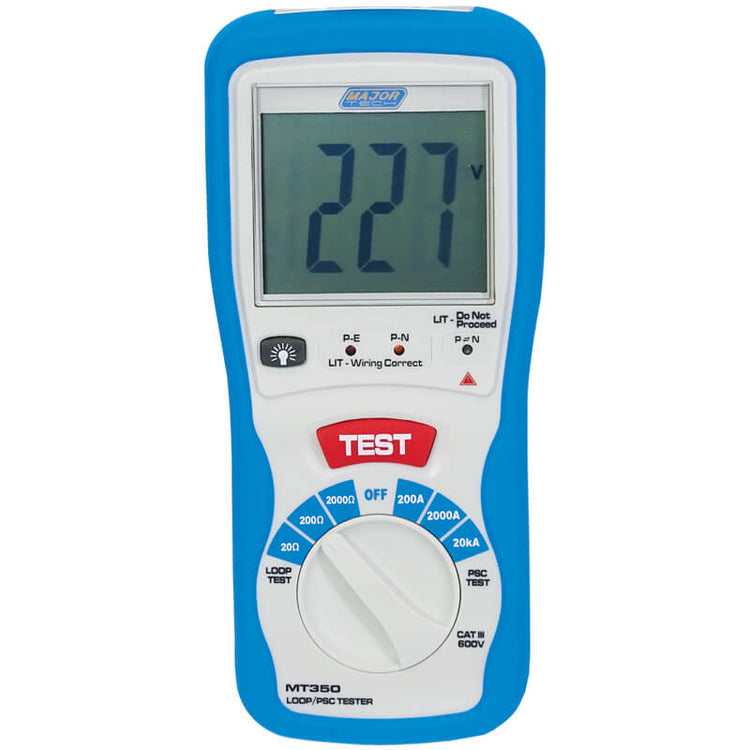Loop Impedance and PSC Tester MT350 – Alrode Industrial Supplies