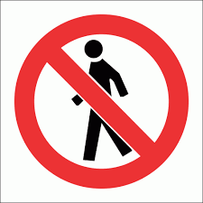 Prohibitory Safety Signs ABS Plastic 290mmX290mm – Alrode Industrial ...