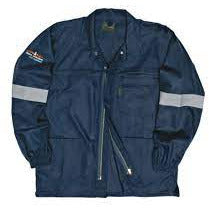 Overall Jacket D59 Sasol Spec Navy Acid/Flame 50mm Reflective Tape SAB ...